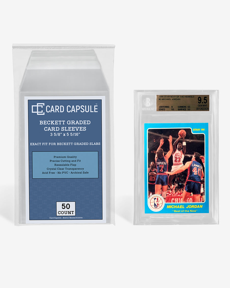 BGS Graded Card Sleeves | Sleeves for BGS Slabs | BGS Sleeves – Card ...